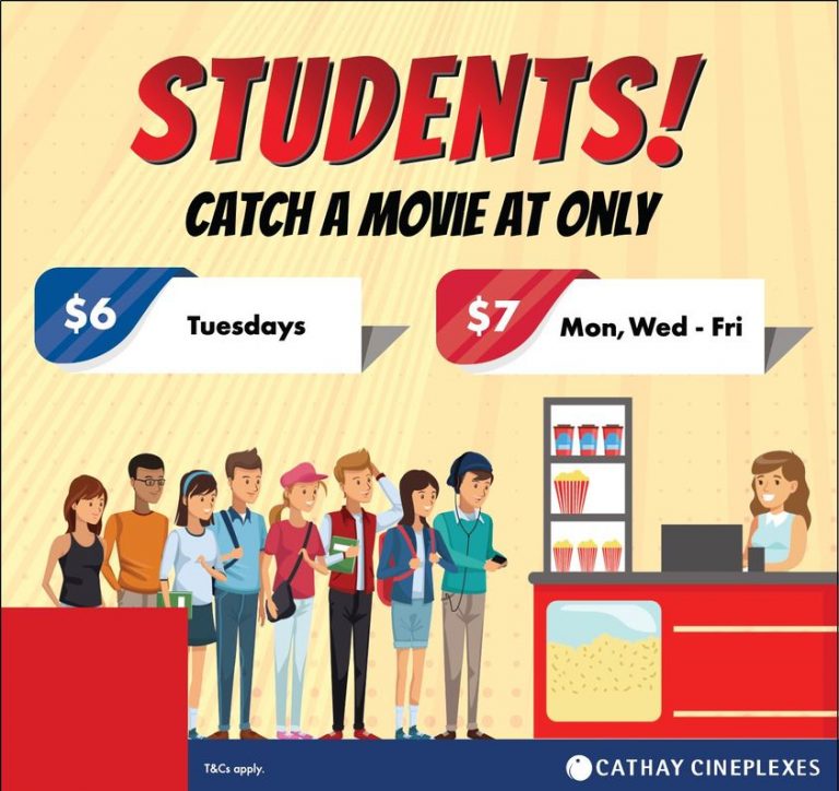 20 Mar 2024 Onward: Cathay Cineplexes - Student Deals - SG ...