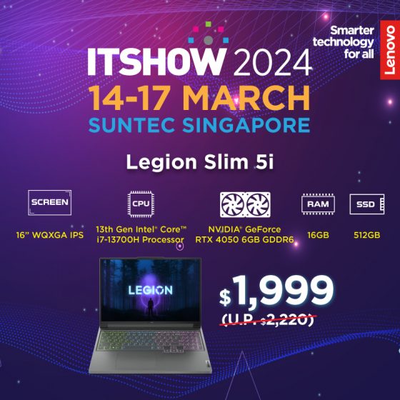 14-17 Mar 2024: Lenovo - IT Show 2024 at Suntec Singapore - SG ...