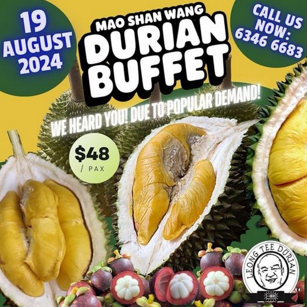 19 August 2024: Leong Tee Durian Enterprise: Mao Shan Wang Durian ...