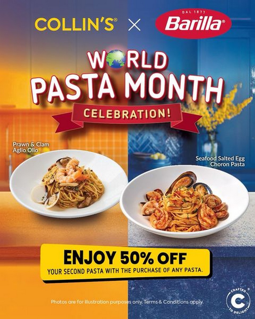 Now till 31 October 2024: COLLIN’S®️: World Pasta Month Celebration ...