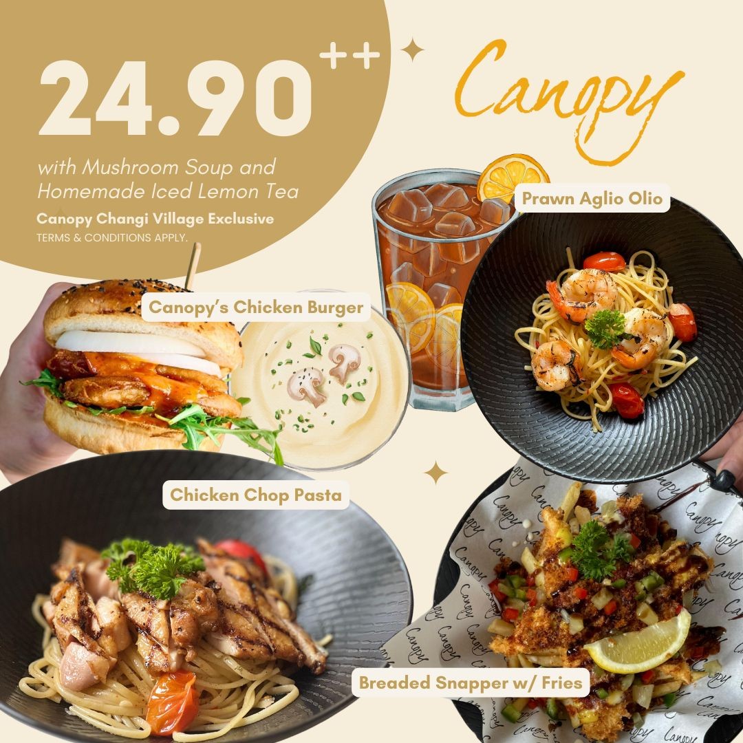 14 October 2024 onwards: Canopy Garden Dining – Lunch Promotion for the ...