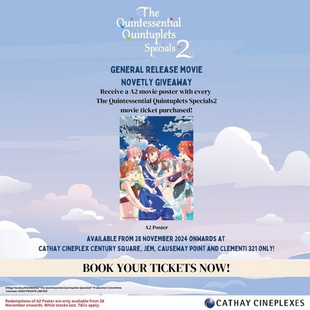 28 November 2024 onwards: Cathay Cineplexes – Free Movie Poster ...