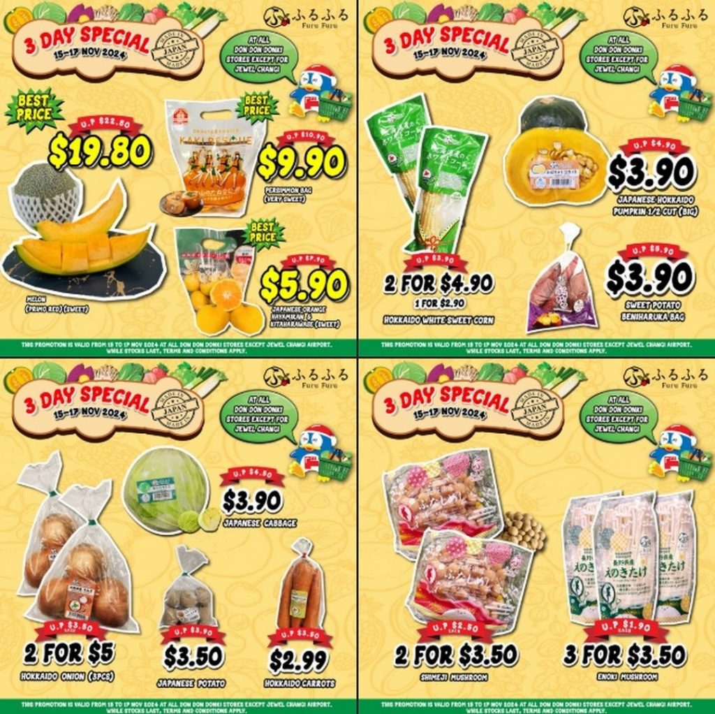 15-17 November 2024: DON DON DONKI Singapore, 3-Day Produce Special ...