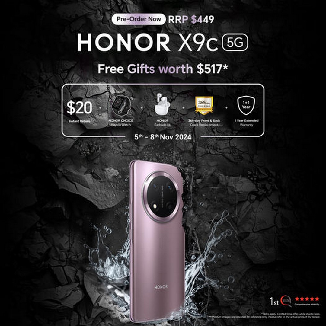 5-8 November 2024: HONOR Singapore – Pre-order the HONOR X9C 5G and ...