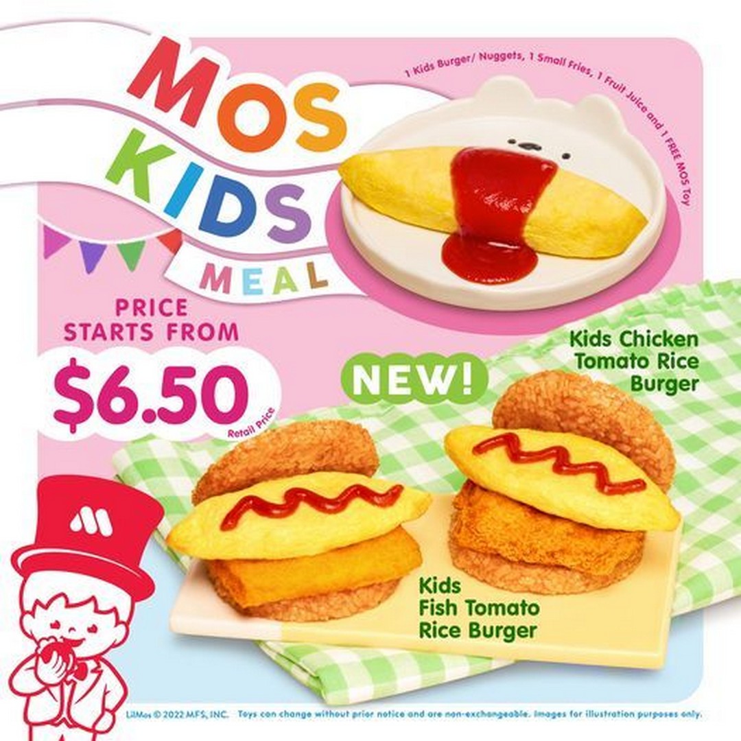 18 November 2024 onwards: MOS Burger – MOS Kids Meal: Tomato Rice ...