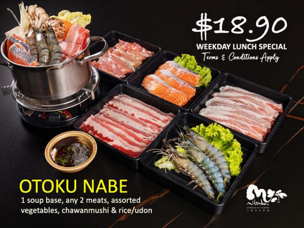 26 November 2024 onwards: Mitsuba Japanese Restaurant, OTOKU NABE ...
