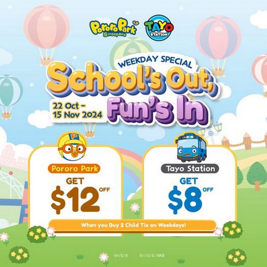22 October–15 November 2024: Pororo Park Singapore & Tayo Station ...