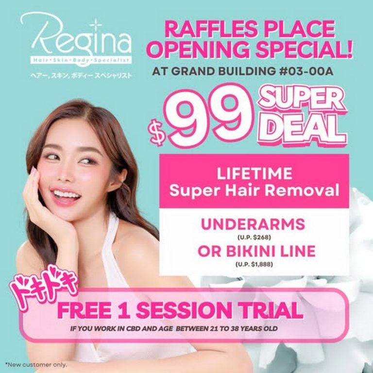 26 November 2024 onwards: Regina Hair Removal Specialist, Exclusive Launch Offer: Special Promo ...