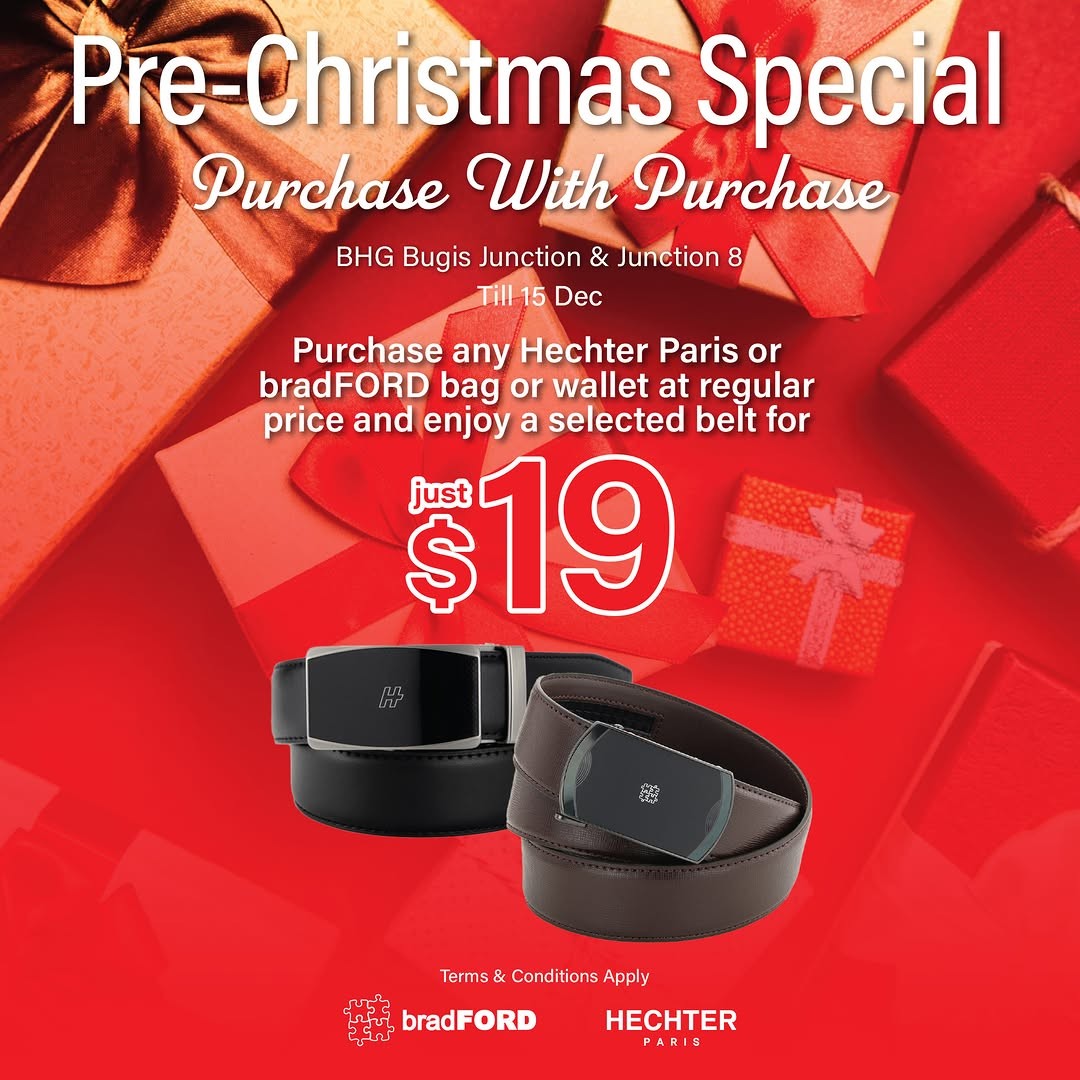 8-15 December 2024: BHG – Pre-Christmas Special Sale on Bags, Wallets ...