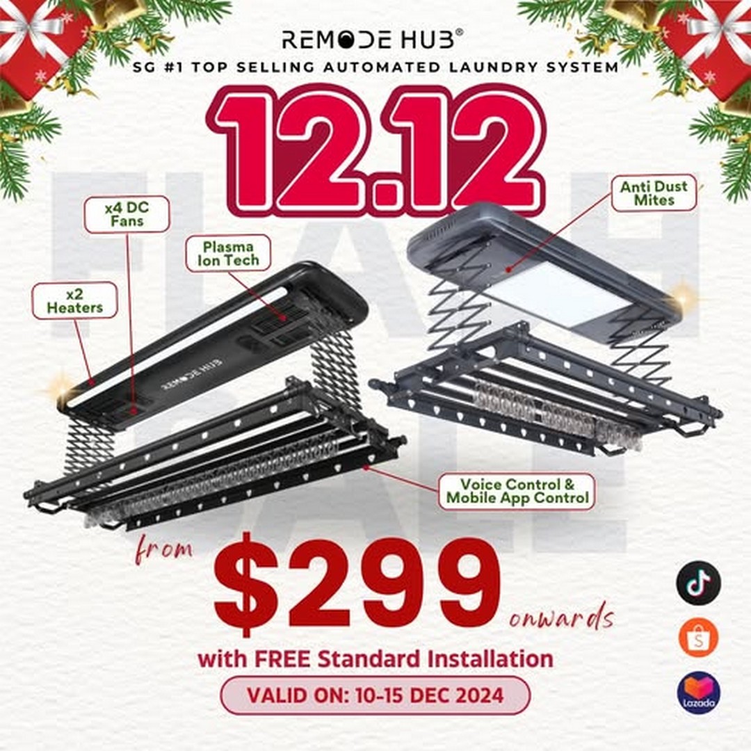 10-15 December 2024: Remode Hub – 12.12 Flash Sale: Automated Laundry ...
