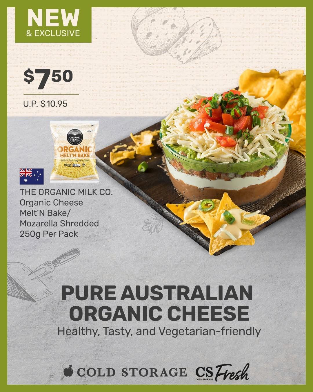 24-29 January 2025: Cold Storage – Australian Organic Cheese Special ...