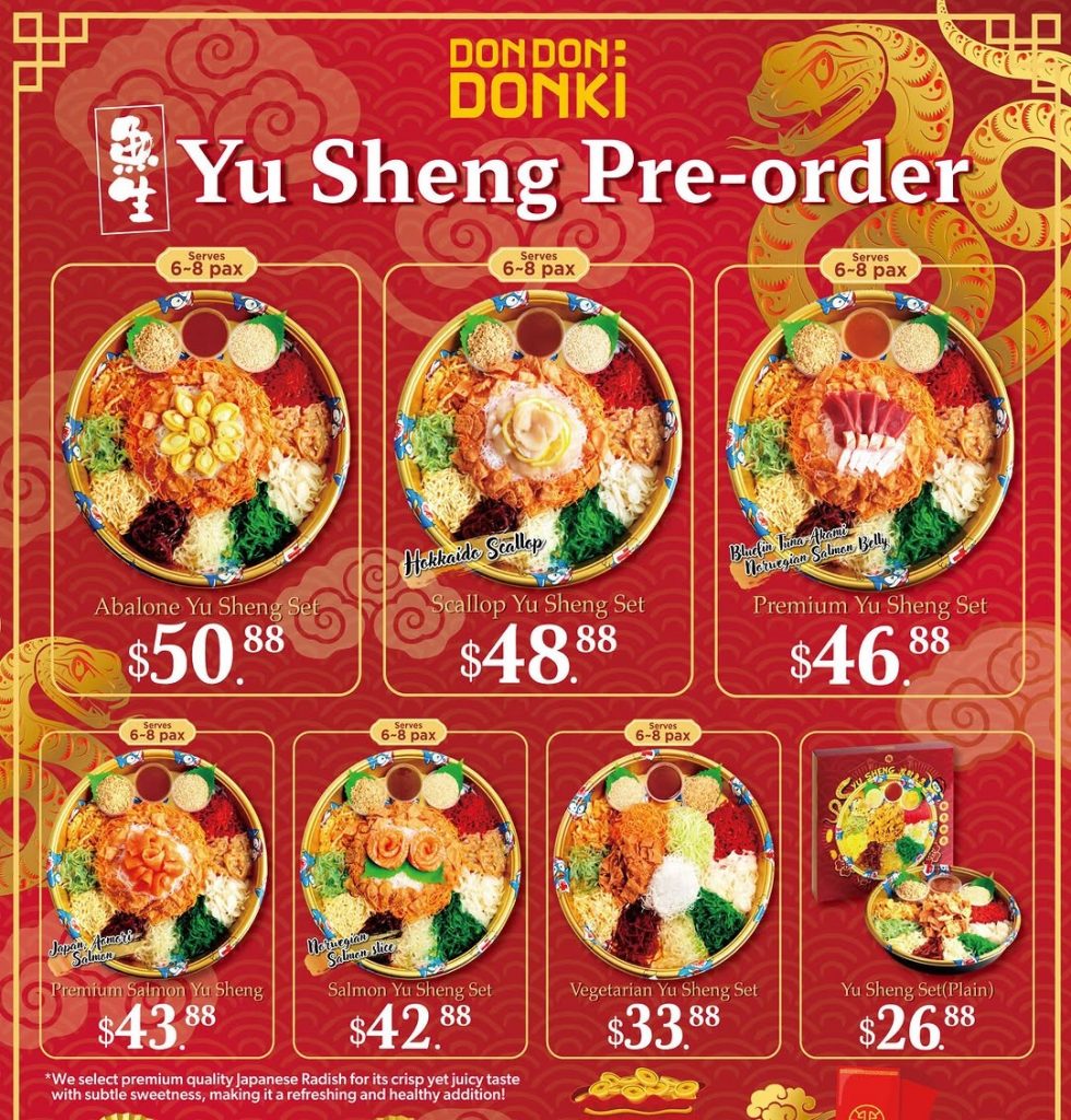 10 January 2025 Onwards: DON DON DONKI - Yu Sheng Set Sale to Celebrate Lunar New Year - SG ...