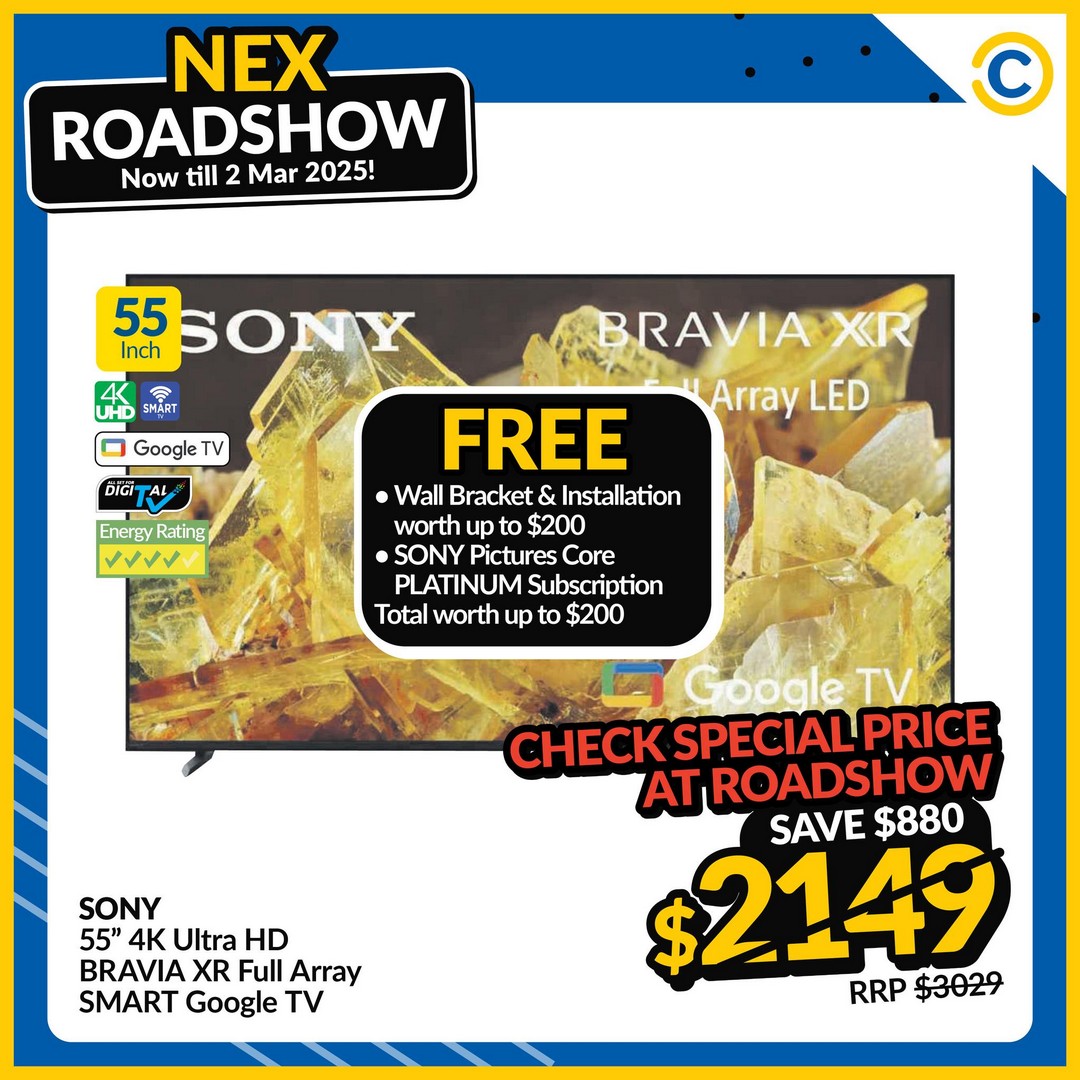 24 February-2 March 2025: COURTS Roadshow at NEX – Up to 55% Off on ...