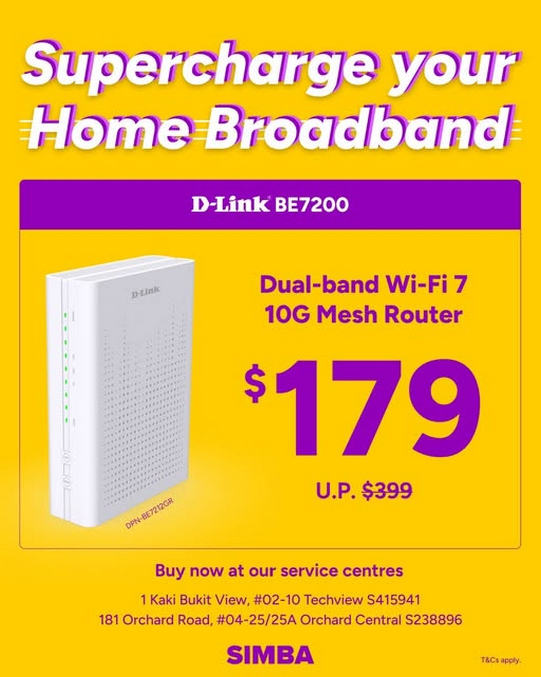 19 February 2025 onwards: SIMBA Telecom – Get the D-Link BE7200 Wi-Fi 7 ...