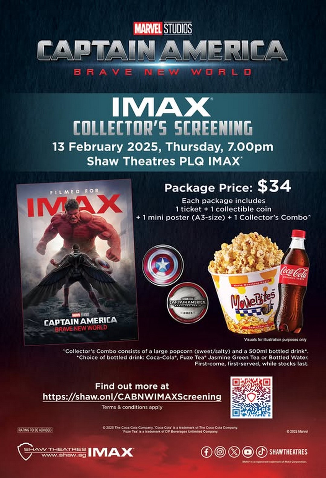 13 February 2025: Shaw Theatres – Marvel Studios' Captain America ...