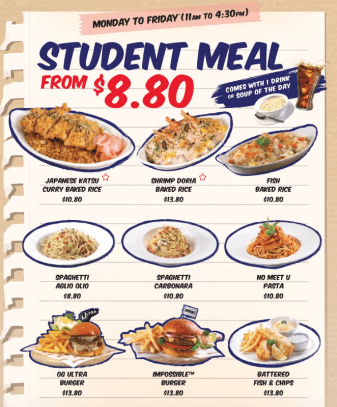Now till 31 December 2025: Swensen's Student Special – Affordable Meals ...