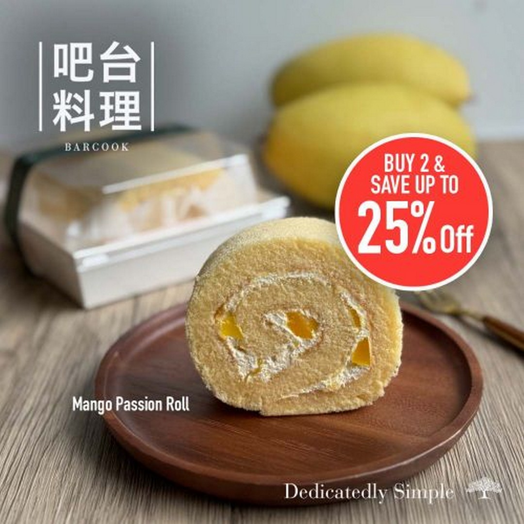 20 March 2025 onwards: Barcook Bakery – Buy 2 Mango Passion Rolls ...