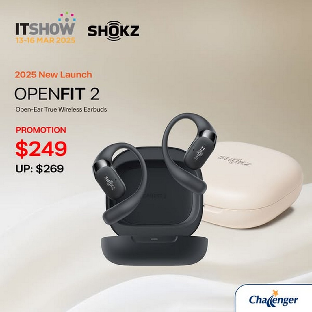 13-16 March 2025: Challenger Singapore – Save Up to 28% on Shokz ...