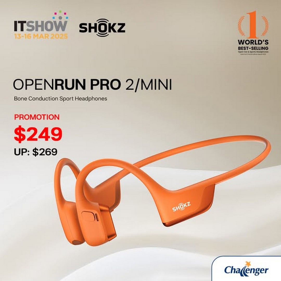 13-16 March 2025: Challenger Singapore – Save Up to 28% on Shokz ...