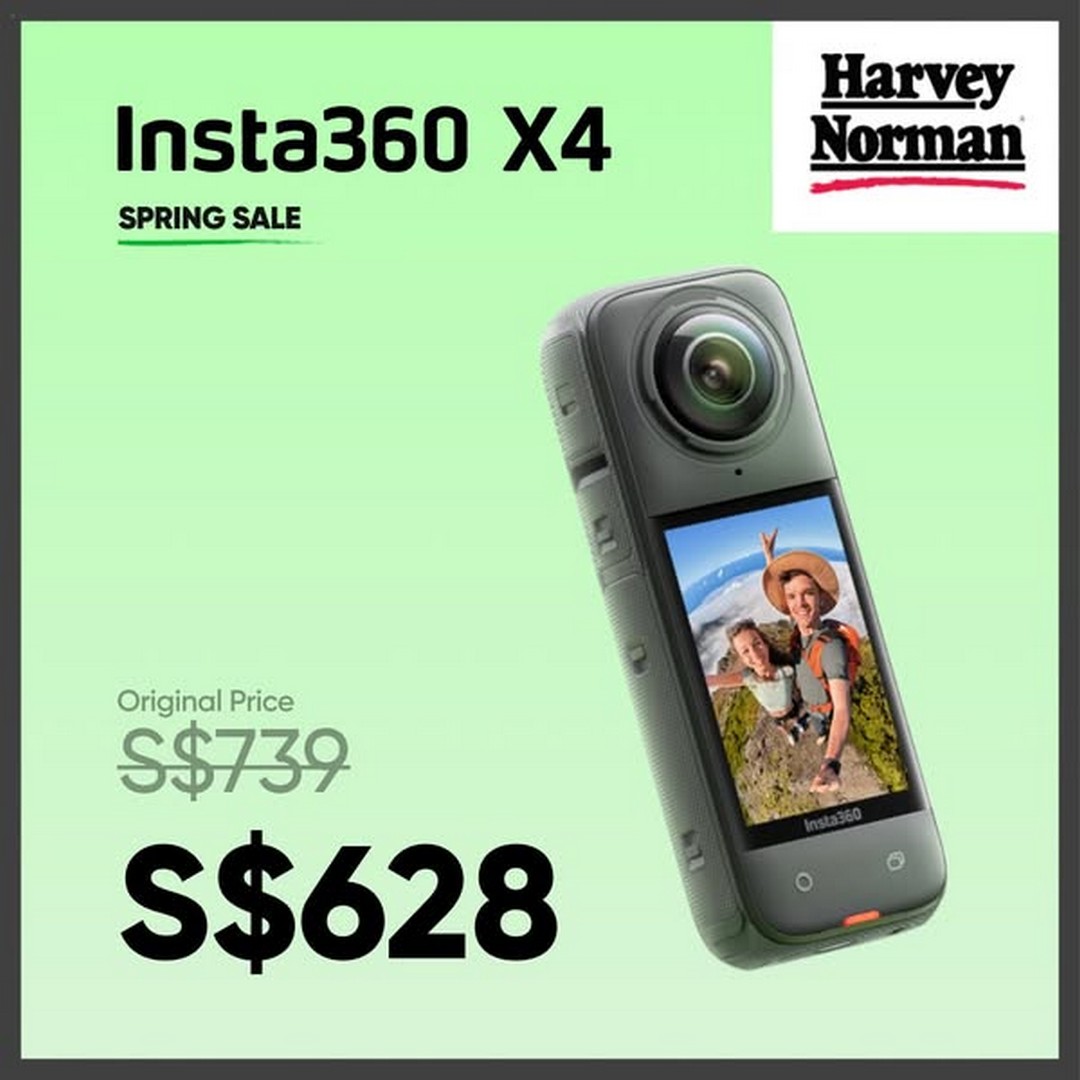 25 March 2025 onwards: Harvey Norman Singapore – Exclusive Insta360 ...