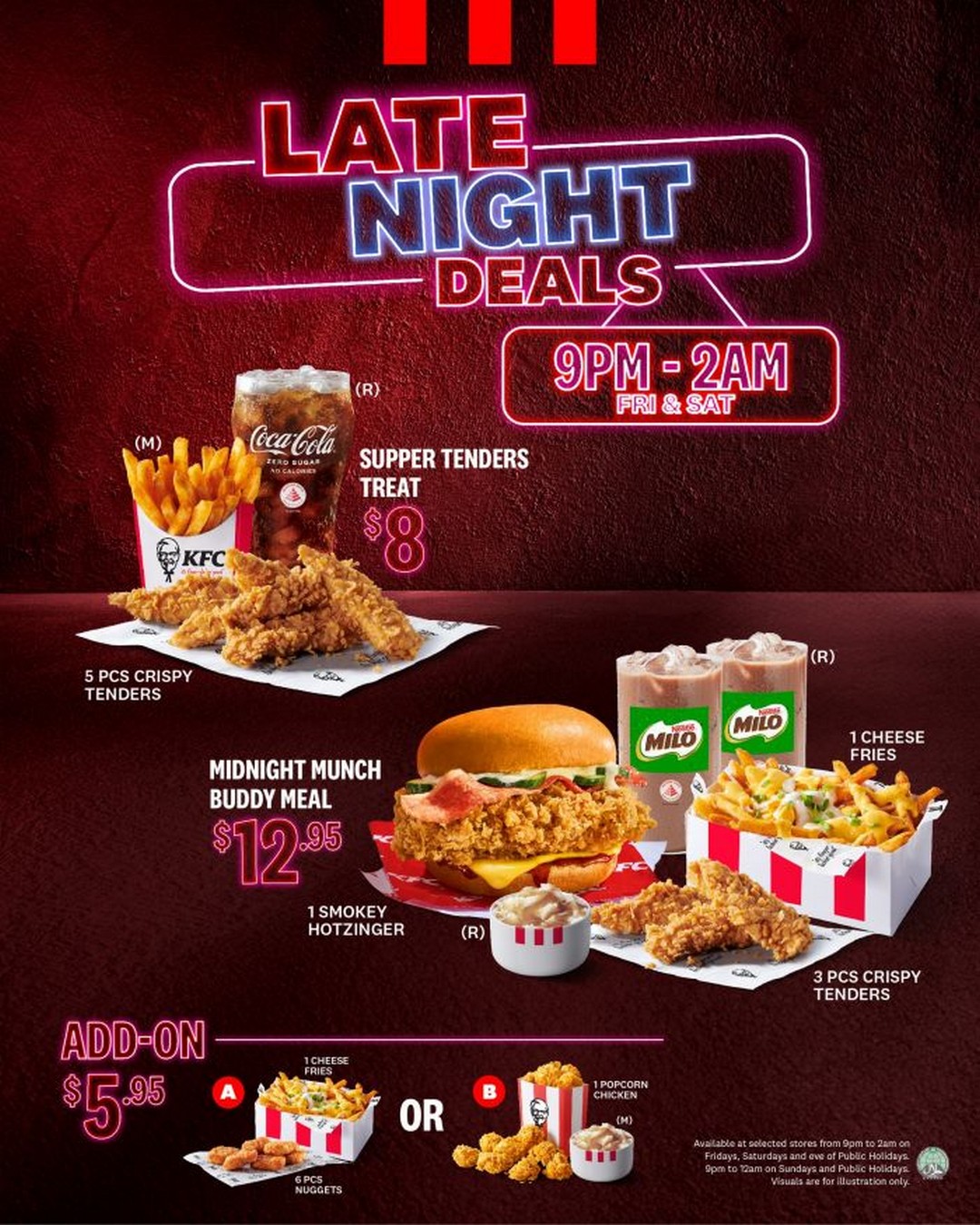 28 March 2025 Onward: KFC Singapore – Late Night Deals: Enjoy Midnight ...