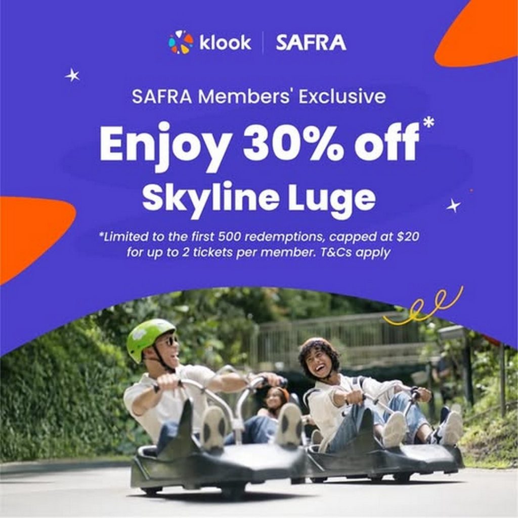 Now till 31 March 2025: Klook: 30% Off Skyline Luge Sentosa Singapore ...