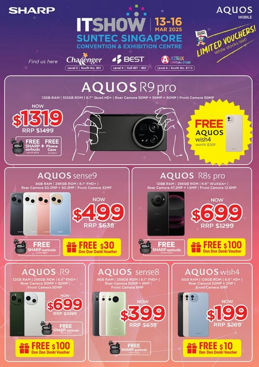 13-16 March 2025: Sharp Singapore – Exclusive IT Show 2025 Mobile Deals ...