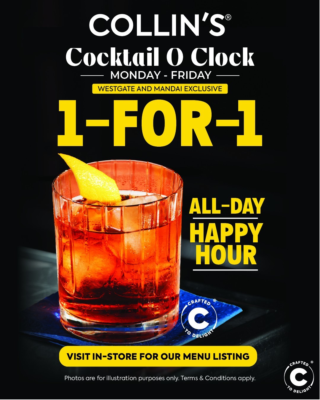 28 April 2025: COLLIN'S® Cocktail Promotion: Buy 1 Get 1 Free on ...