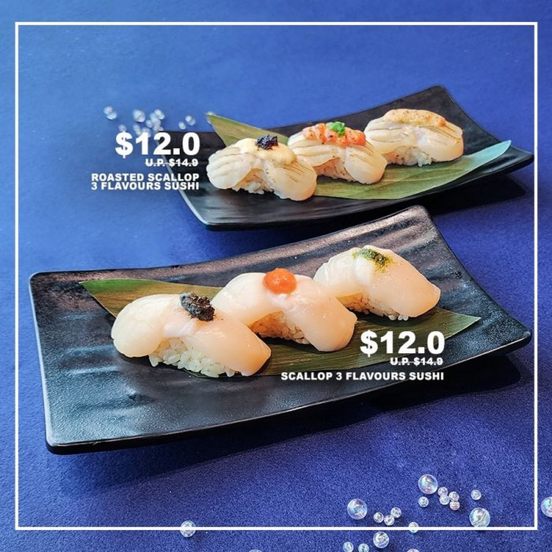 16 April 2025 onwards: Itacho Sushi – 20% Off Premium Scallop Dishes ...