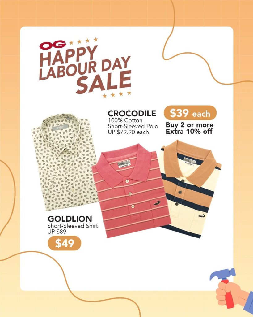24 April–1 May 2025: OG Singapore Labour Day Sale: Enjoy 20% Off Storewide In-Store Promotion ...