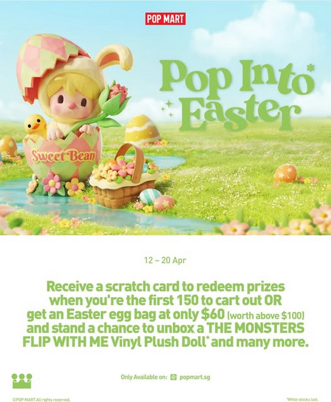 12-20 April 2025: POP MART Singapore – Online Easter Surprise Promotion ...