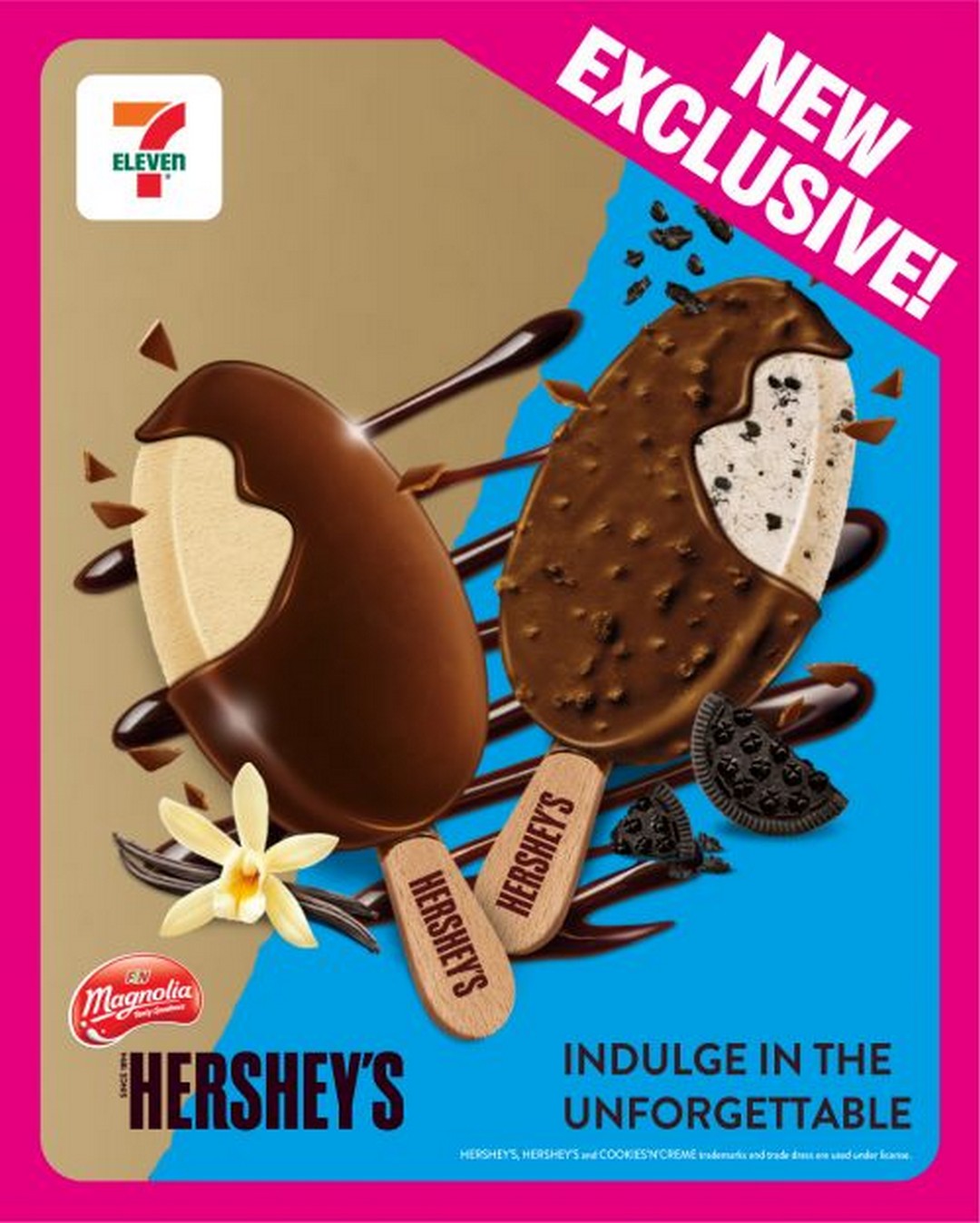 15 May 2025 onwards: 7-Eleven Singapore: $3 MAGNOLIA HERSHEY'S Cookies ...