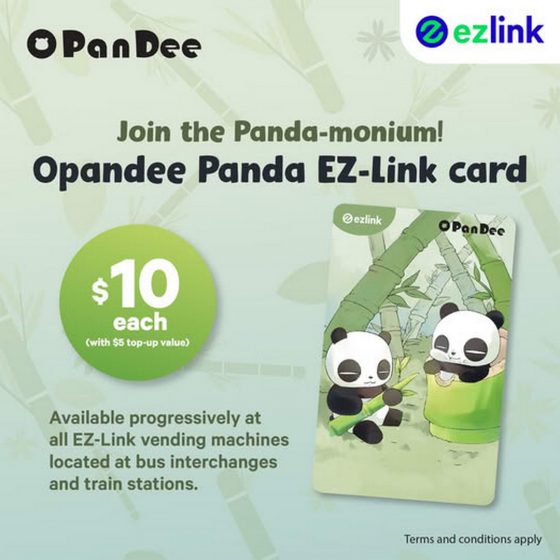 9 May 2025 onwards: EZ-Link – Limited Edition Opandee Panda Card Launch ...