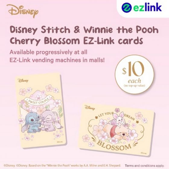 28 May 2025 onwards: EZ-Link Singapore: Disney Stitch & Winnie the Pooh ...