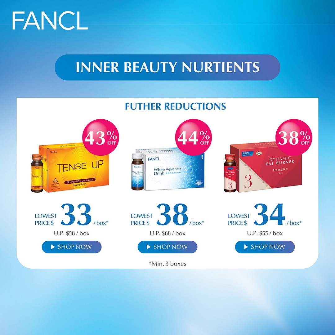 15 May 2025 onwards: FANCL Singapore – Up to 58% Off Sitewide with ...