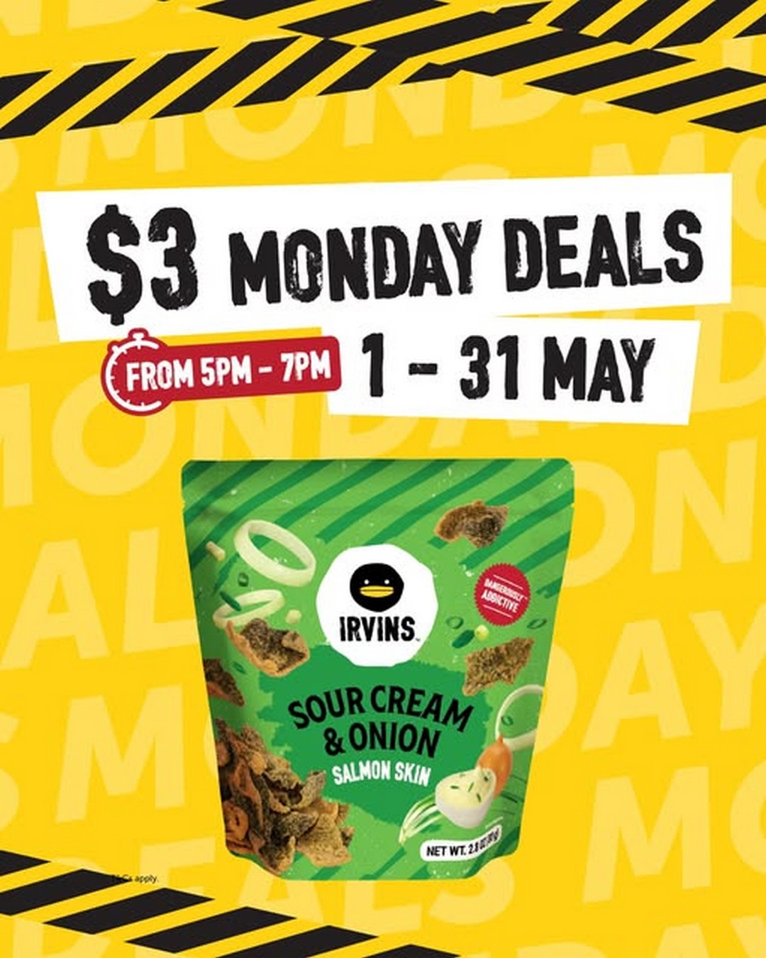 1-31 May 2025: IRVINS Singapore – $3 Sour Cream & Onion Salmon Skin ...