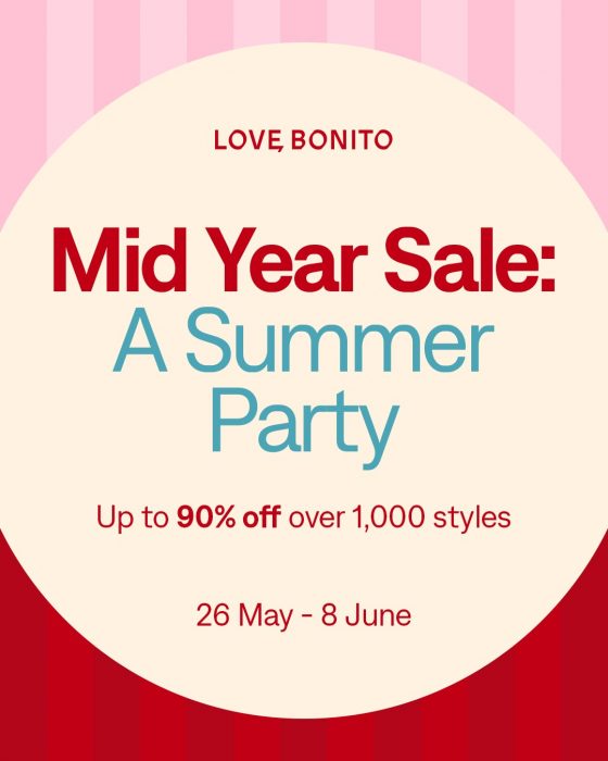 26 May–8 June 2025: Love, Bonito Summer Sale – Up to 90% Off Plus Extra ...