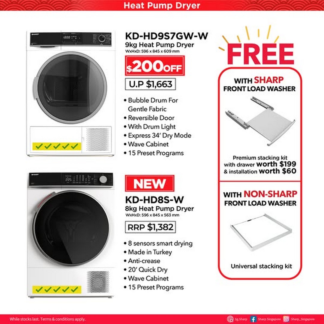 9 May–5 June 2025: Sharp Singapore – Fridge and Washing Machine May ...