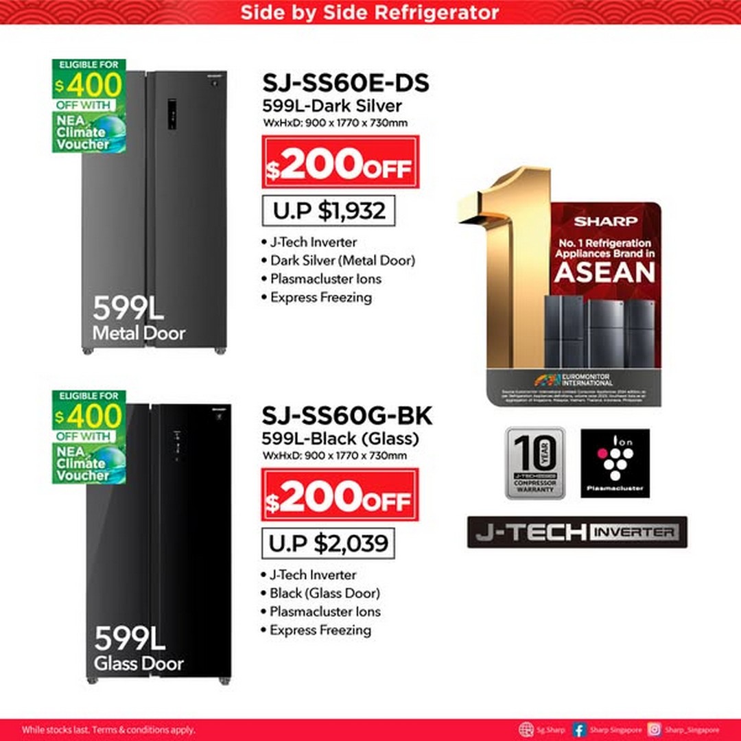 9 May–5 June 2025: Sharp Singapore – Fridge and Washing Machine May ...