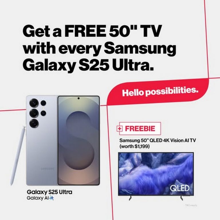 Now till 25 May 2025: Singtel – Get a FREE 50" Smart TV with Samsung ...