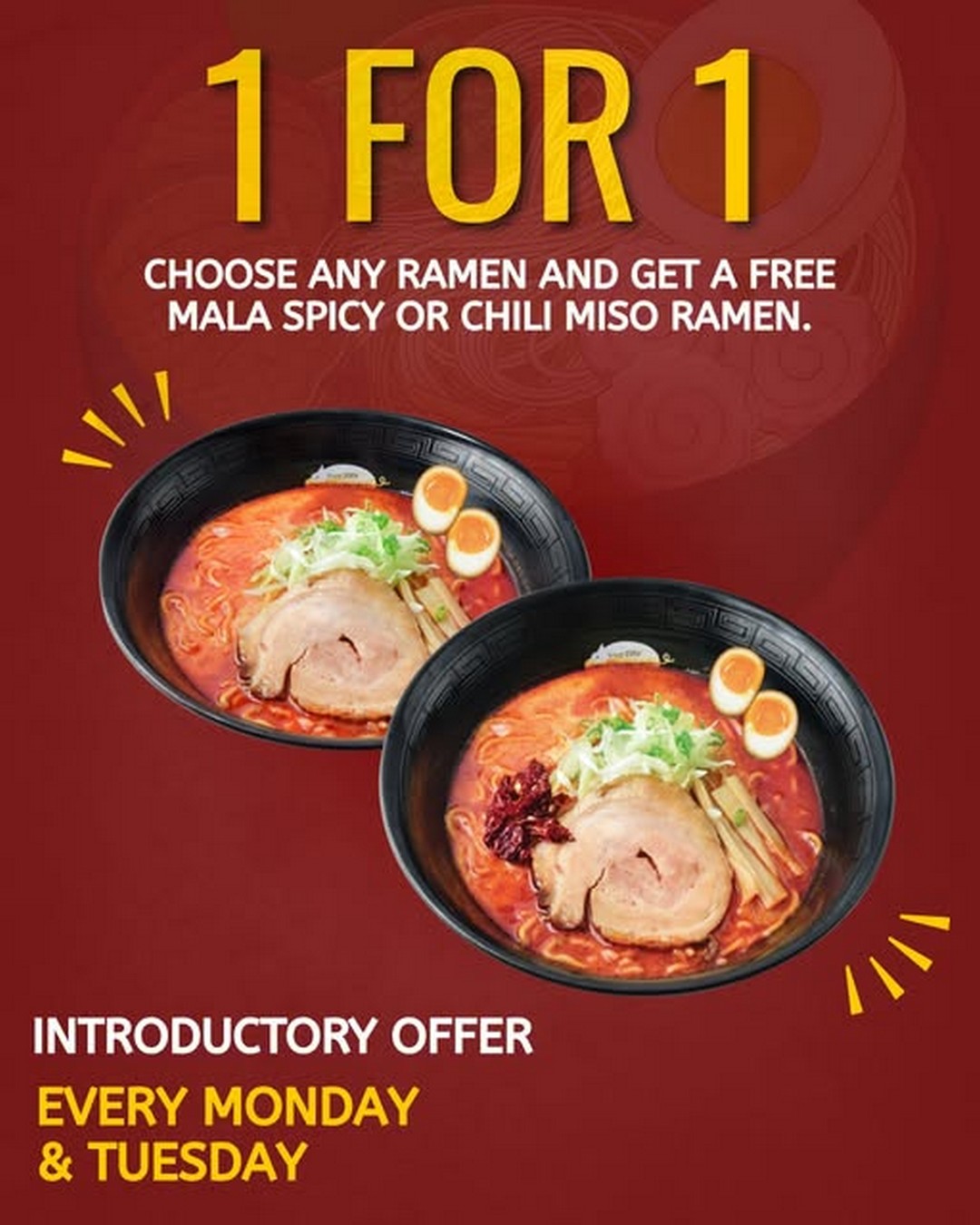 19 May 2025 onwards: Tampopo Singapore – Buy 1 Ramen, Get 1 Free Mala ...