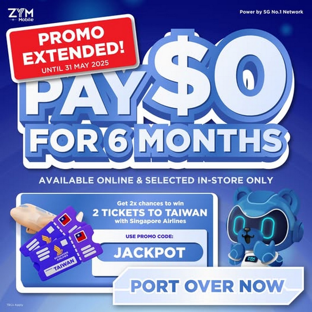 Now till 31 May 2025: ZYM Mobile – 6 Months Free on Roam Plus or Smart ...