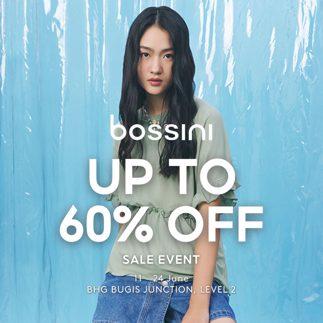 11-24 June 2025: BHG Singapore – Bossini Pop-Up Sale at Bugis Junction ...