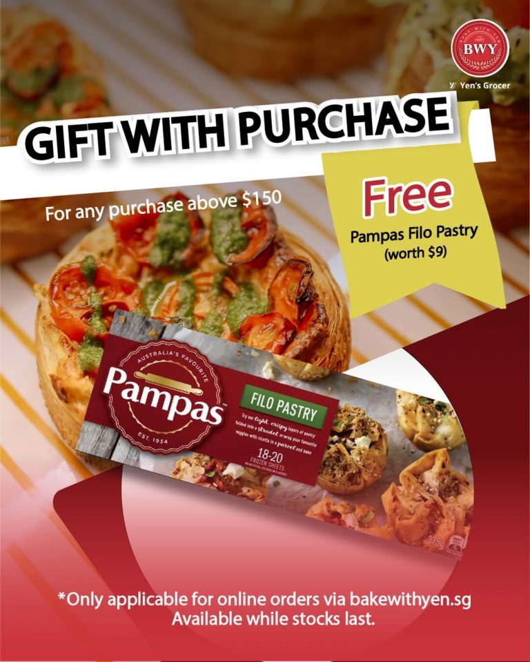 20 June 2025 onwards: Bake with Yen Singapore – Free Pampas Filo Pastry ...