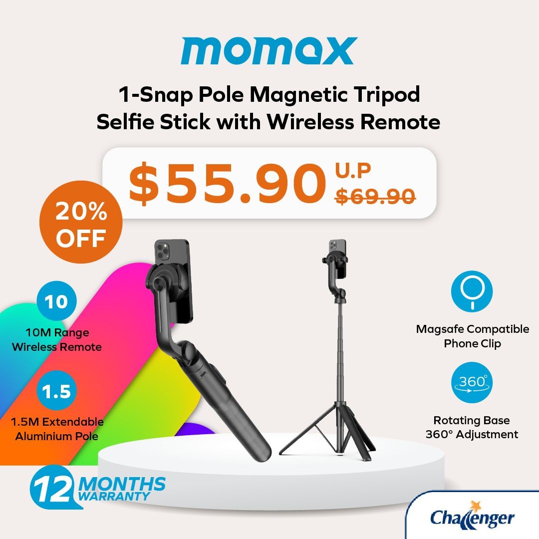 12 June 2025 onwards: Challenger Singapore – Up to 20% Off Momax Tech ...