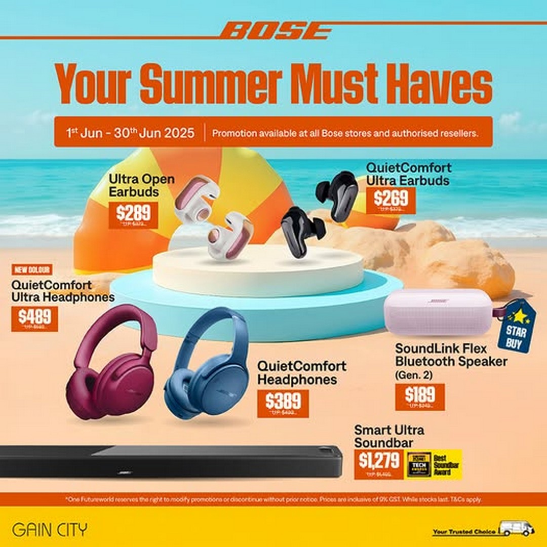 1-30 June 2025: Gain City – Bose Audio Deals You Can’t Miss: Promotion ...