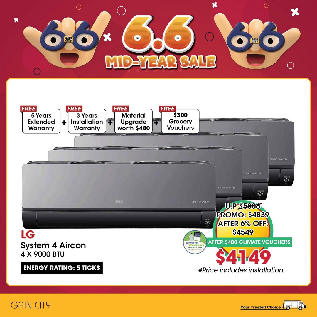 6 June 2025: Gain City – Cool Comfort Deals with Exclusive Aircon ...