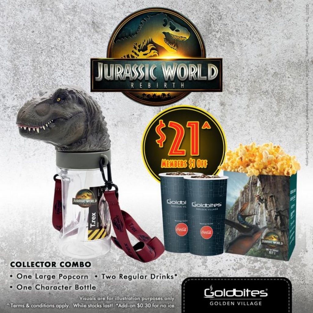 27 June 2025 onwards: Golden Village – Jurassic World Rebirth Collector ...