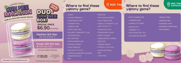 15 June 2025 onwards: Koi Thé Singapore – New Orh Nee Macaron Duo Box ...