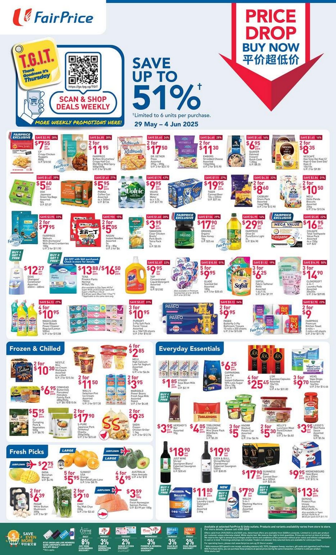 29 May-4 June 2025: NTUC FairPrice Price Drop Sale – Save up to 51% on ...